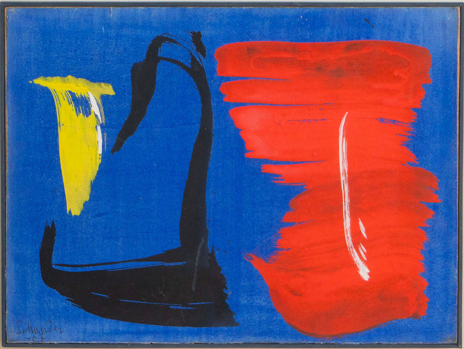 Gérard Schneider, “Composizione”, 1967. - Gregory's Aste